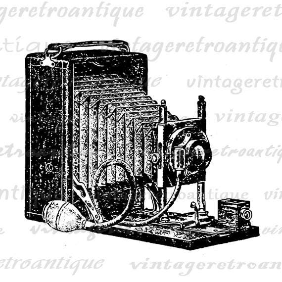 Antique Camera Graphic Image Download Printable Digital