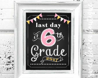 6th grade sign | Etsy