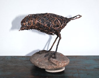 Set of 3 Sea Shell Wire Sculptures by Elizabeth Berrien