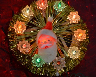 Light up santa | Etsy