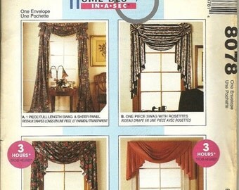 Valance with jabots | Etsy