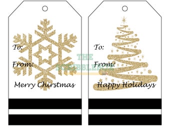 Elegant gift tags | Etsy