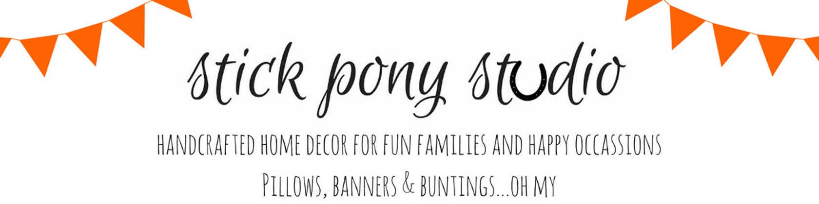 Personalized Banners Bunting and Monogrammed by stickponystudio