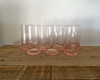 Pink glassware | Etsy