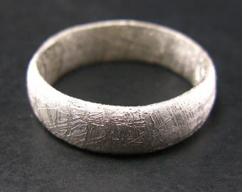 Meteorite ring | Etsy