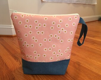 Single Skein Zipped Project Bag by AccidentalBliss on Etsy
