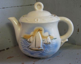 Nautical teapot | Etsy