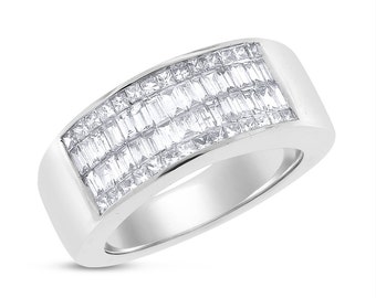 Invisible set ring | Etsy