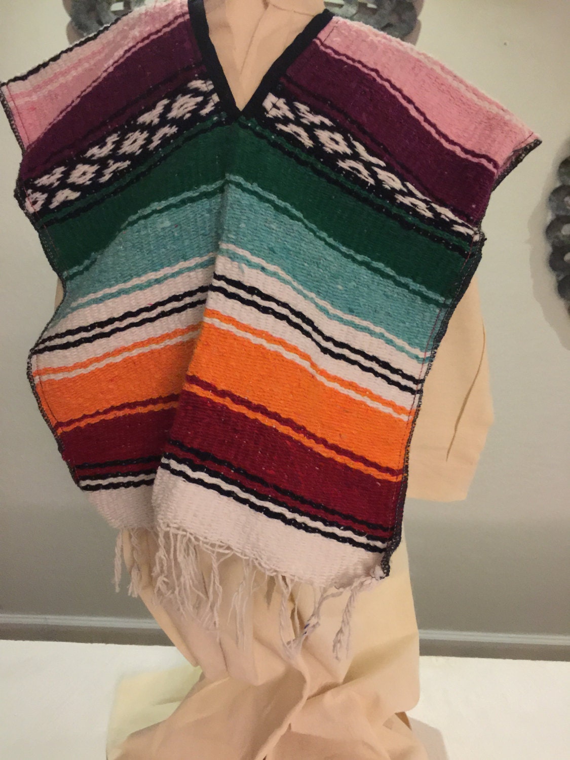 Mexican Zarape Indito Mexicano juan diego 5 de Mayo