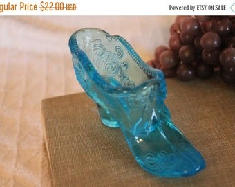 Fenton glass shoe | Etsy