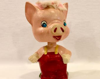 Paper mache pig | Etsy