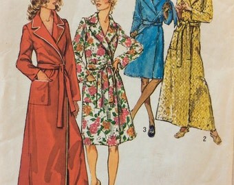 Wrap robe pattern | Etsy