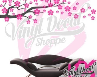 Cherry blossom decal | Etsy