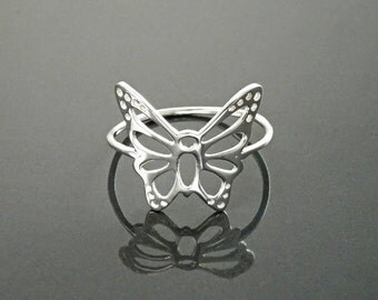 Butterfly ring | Etsy