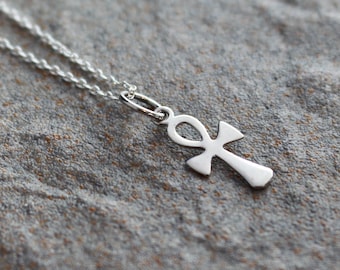 Sterling silver ankh | Etsy