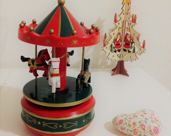 Christmas carousel | Etsy
