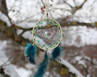 Green dream catcher | Etsy