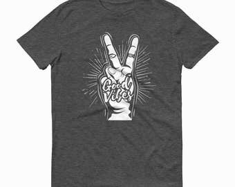 Good vibes tshirt | Etsy