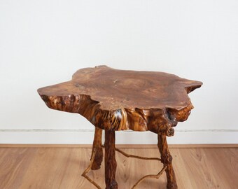 Tree stump table | Etsy