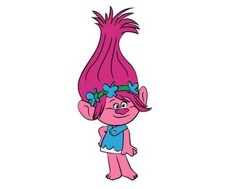 Poppy troll svg | Etsy
