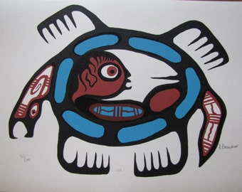 First nations turtle | Etsy