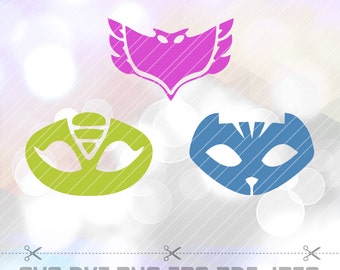 Pj masks svg | Etsy