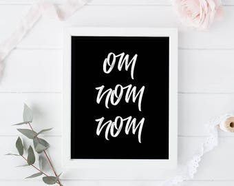 Om nom | Etsy