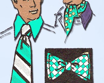 Ascot tie pattern | Etsy