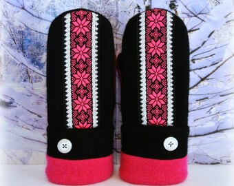 Wool felted mittens | Etsy