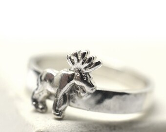 Moose ring | Etsy