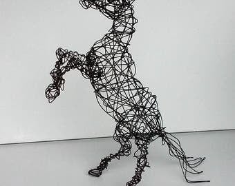 Wire Animals unique sculptures made from wire. by wireanimals