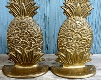 Pineapple bookends | Etsy