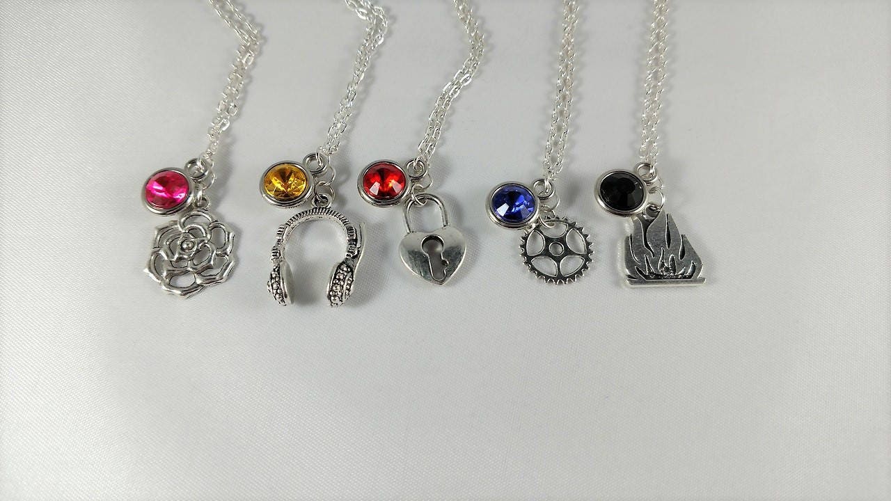 Power Rangers 2017 Movie Character Inspired Mini Jewel & Charm