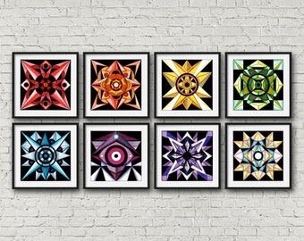 Sacred geometry art | Etsy