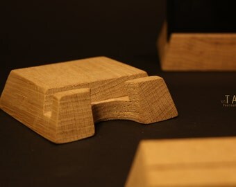 Wood phone stand | Etsy