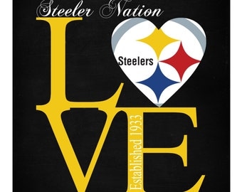Steeler nation | Etsy
