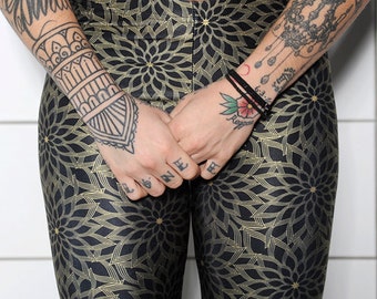 Tattoo leggings | Etsy