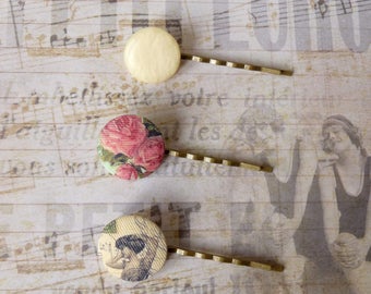 Vintage hair clips | Etsy