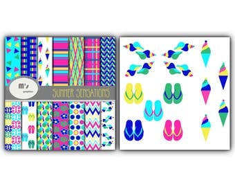 Flip flops clipart | Etsy