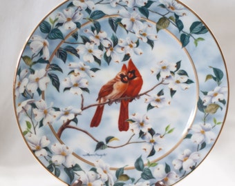 Cardinal plate | Etsy