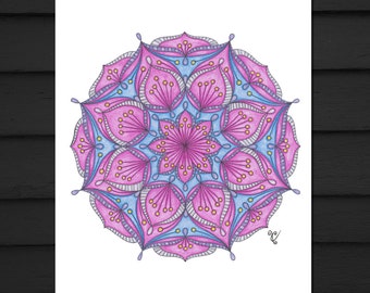 Flower mandala | Etsy