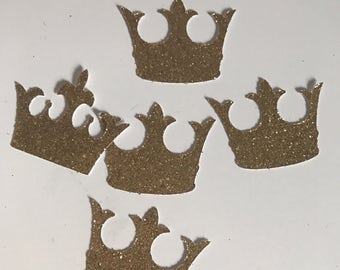 Prince With Crown Word Cut Out Unfinished Wood Connected