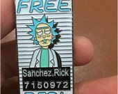 Rick and morty pin | Etsy