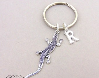 Lizard keychain | Etsy