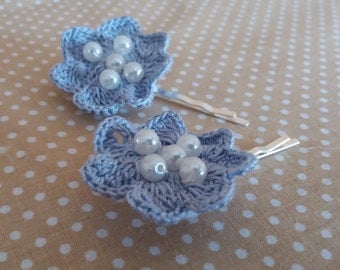 Hair clip crochet | Etsy