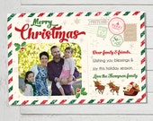 Christmas postcard | Etsy