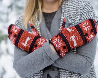 Scandinavian mittens | Etsy