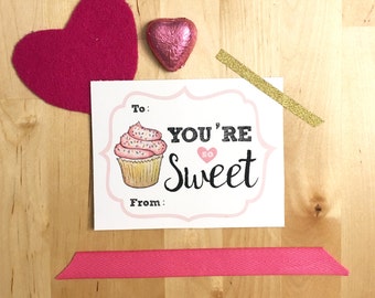 Sweet valentine card | Etsy