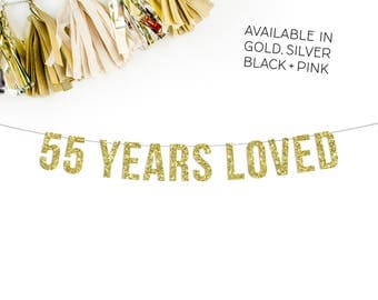 55th birthday ideas | Etsy