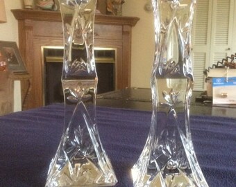 Crystal candlesticks | Etsy